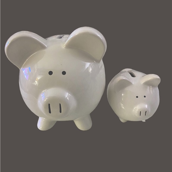 Accents | Ceramic Pig Bank Bundle Of 2 | Poshmark